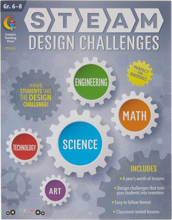 STEAM Design Challenges Resource Book (Grade 6-8) - Captivating Science